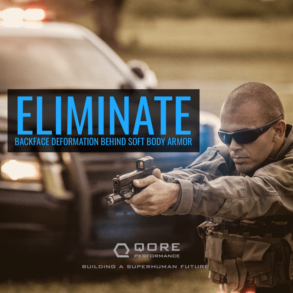 ICEPLATE® plate backer eliminates soft armor back face deformation ...