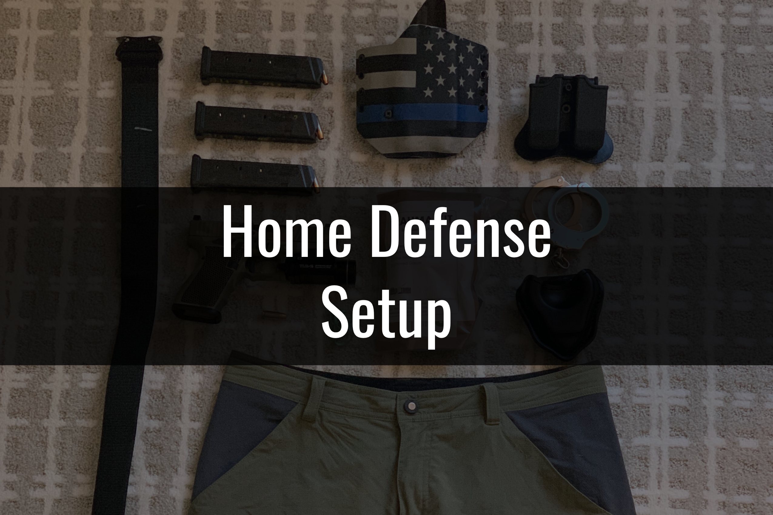 Home Defense Setup: How to Setup Your Nightstand Defensive Tools – Qore ...