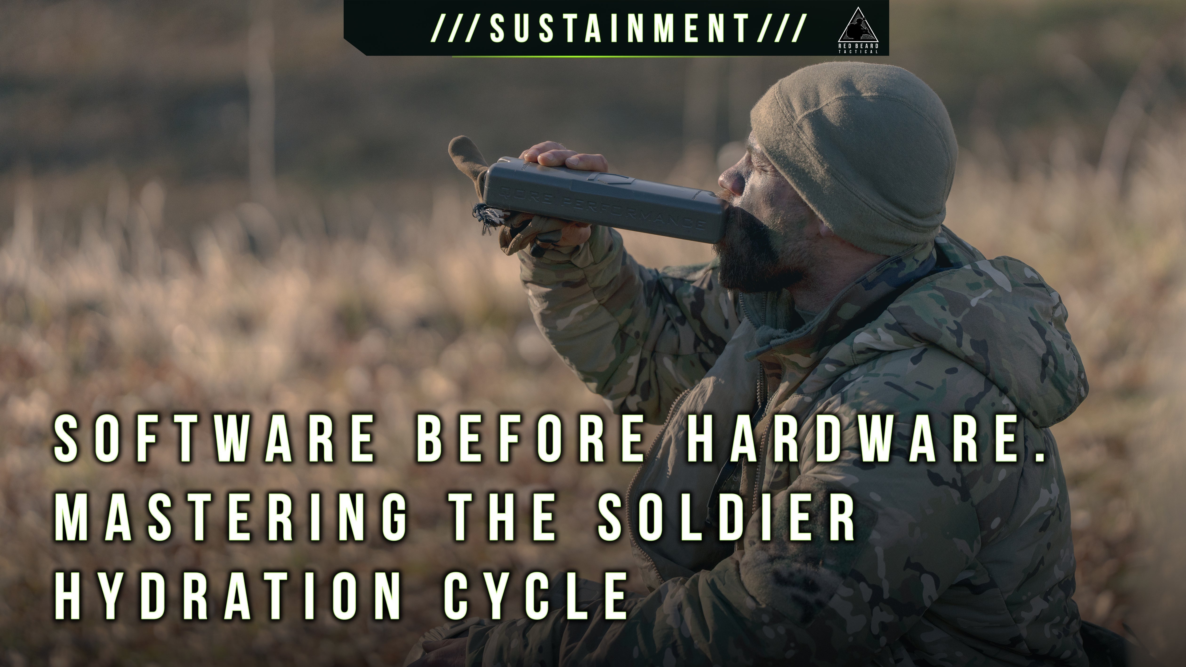 Soldier Hydration Cycle - Felix of Redbeard Tactical – Qore Performance