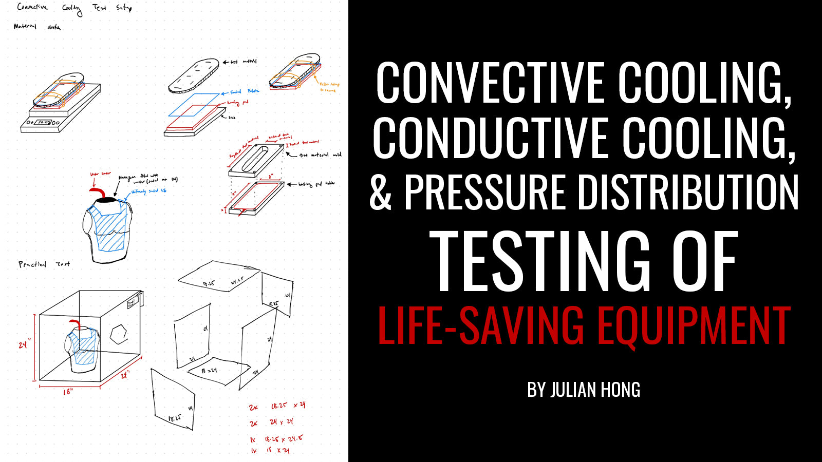 Convective Cooling, Conductive Cooling, and Pressure Distribution Test