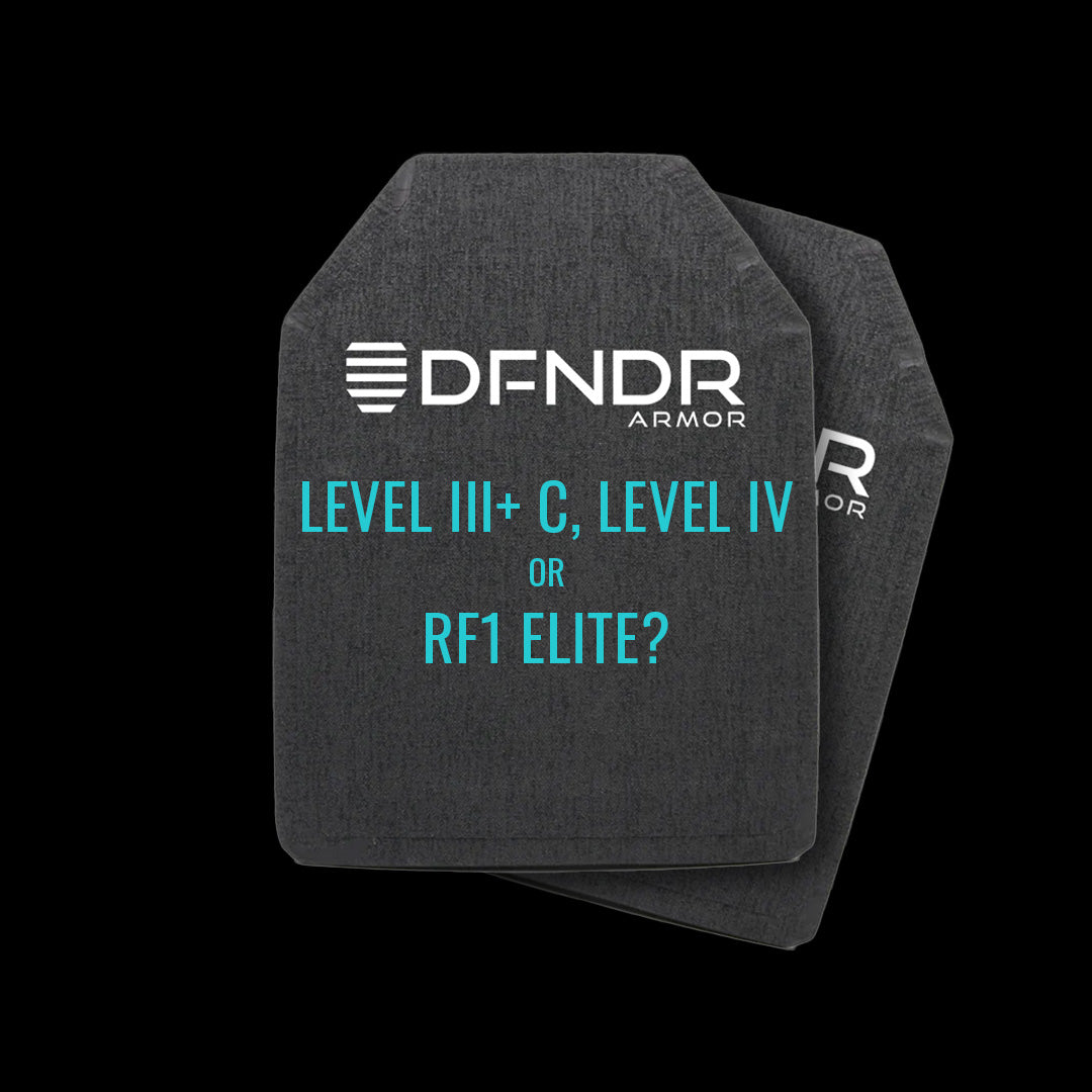 Armor Plates for Plate Carrier: Level III, III+ C, IV, or RF1 Elite?