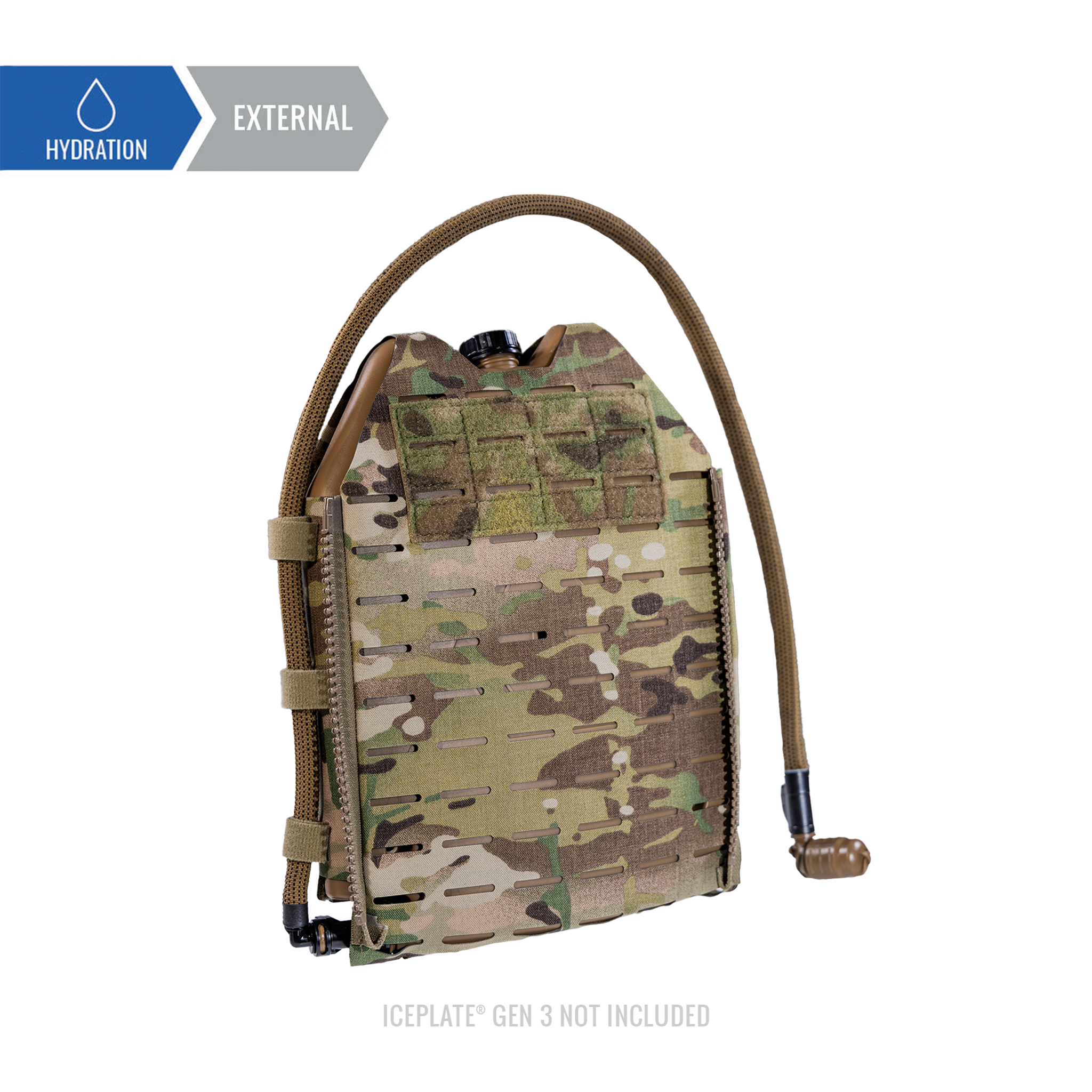 ICEPLATE® MOLLE Back Panel Combo – Qore Performance